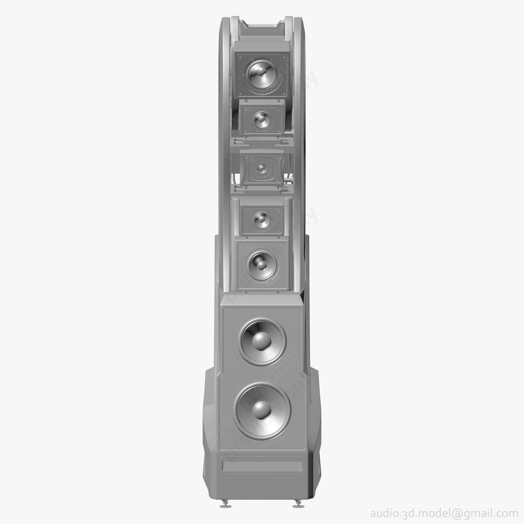 3D floorstanding wilson wamm master model - TurboSquid 1171842