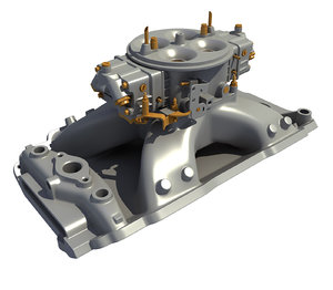 Intake manifold 3D model - TurboSquid 1171892