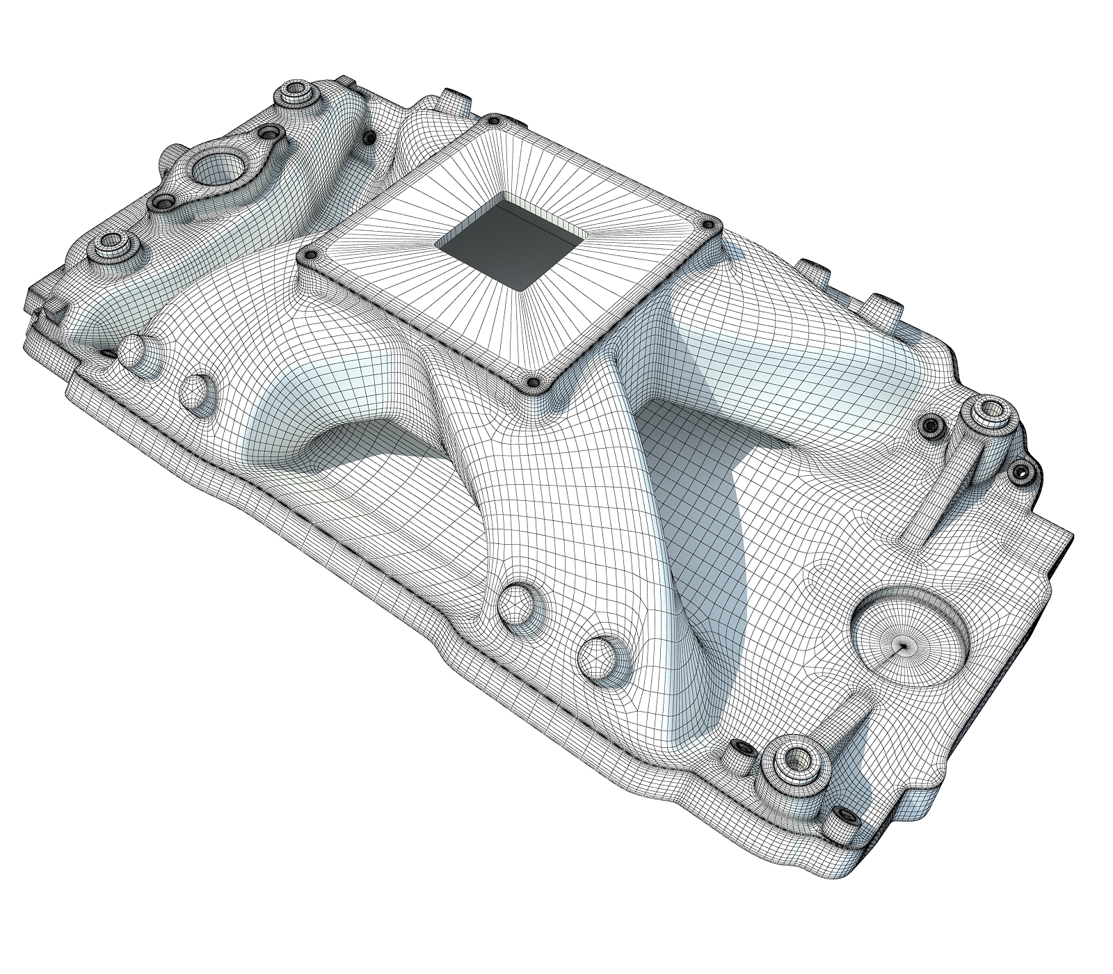 Intake manifold 3D model - TurboSquid 1171892