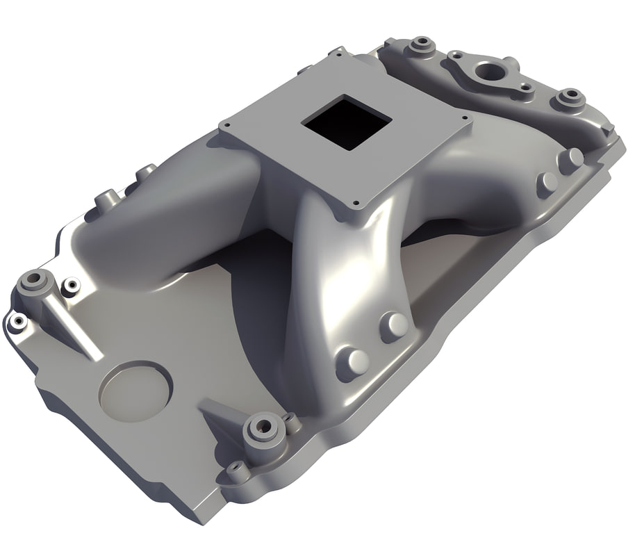 Intake manifold 3D model - TurboSquid 1171892