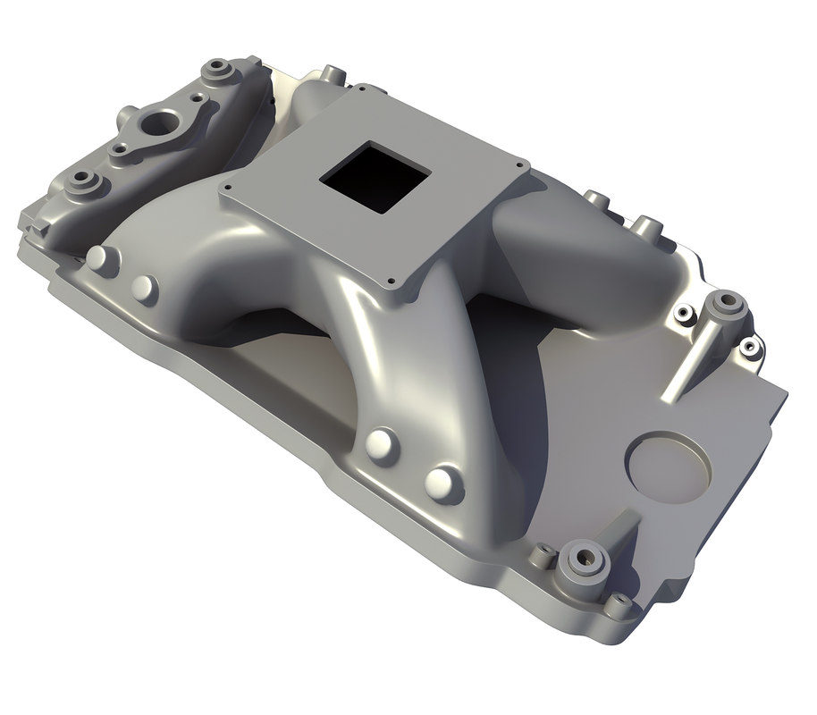 Intake manifold 3D model - TurboSquid 1171892