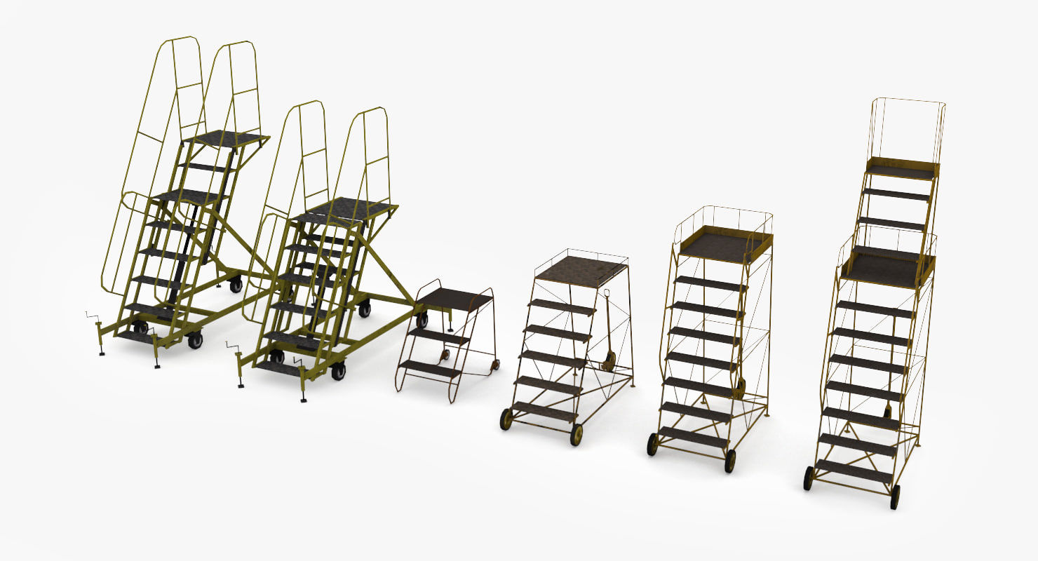 Airfield ladders 3D model - TurboSquid 1171902
