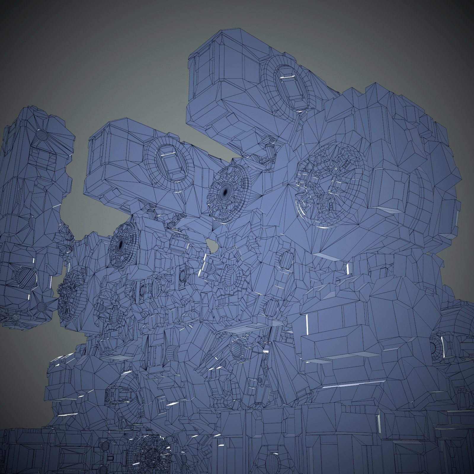 Military robot mech warrior 3D - TurboSquid 1172084