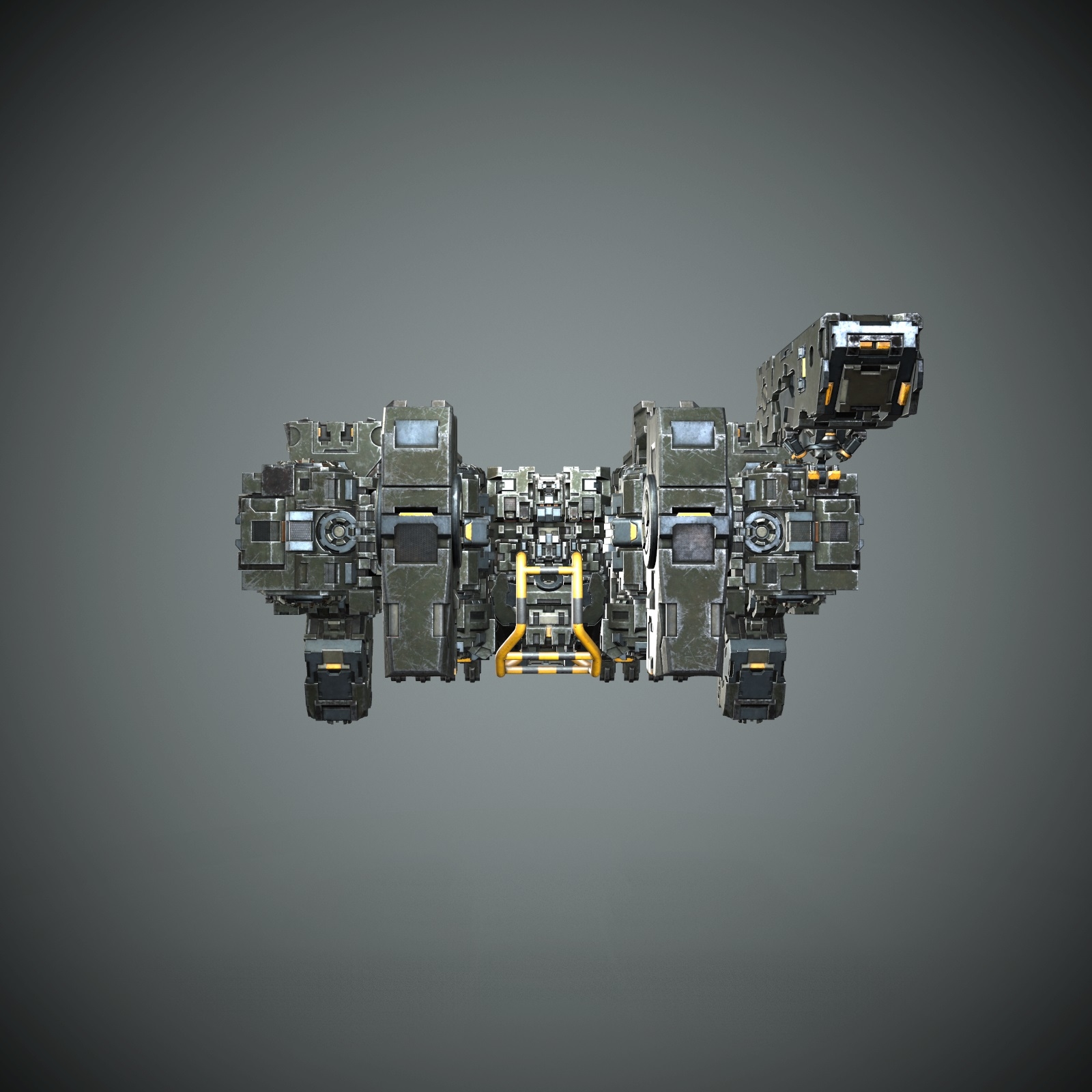 Military robot mech warrior 3D - TurboSquid 1172084