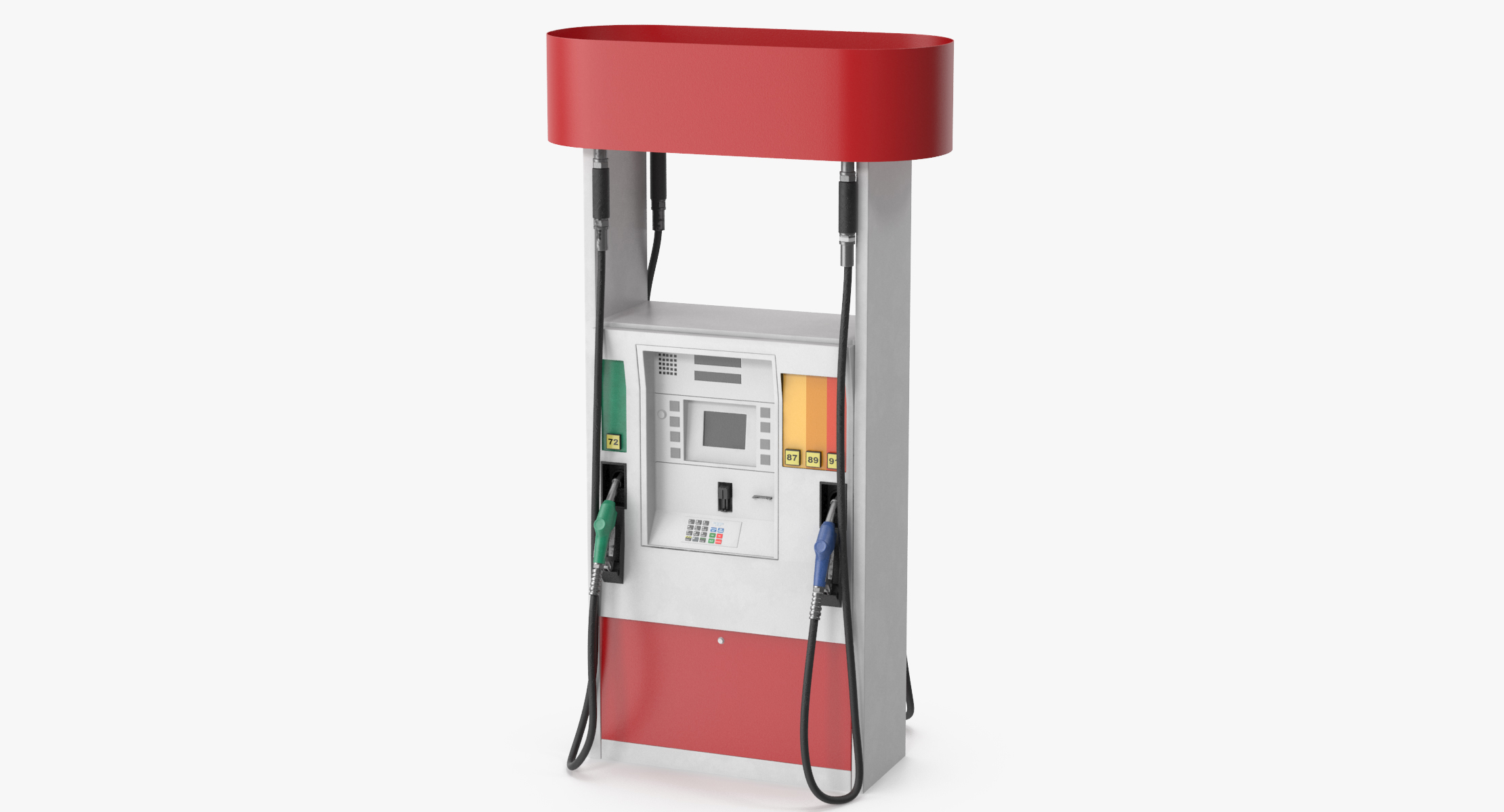3D model petro station pump gas - TurboSquid 1172181