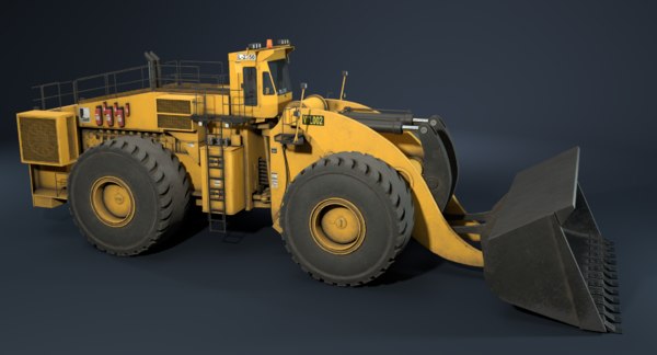 Wheel loader letourneau l-2350 3D - TurboSquid 1172774