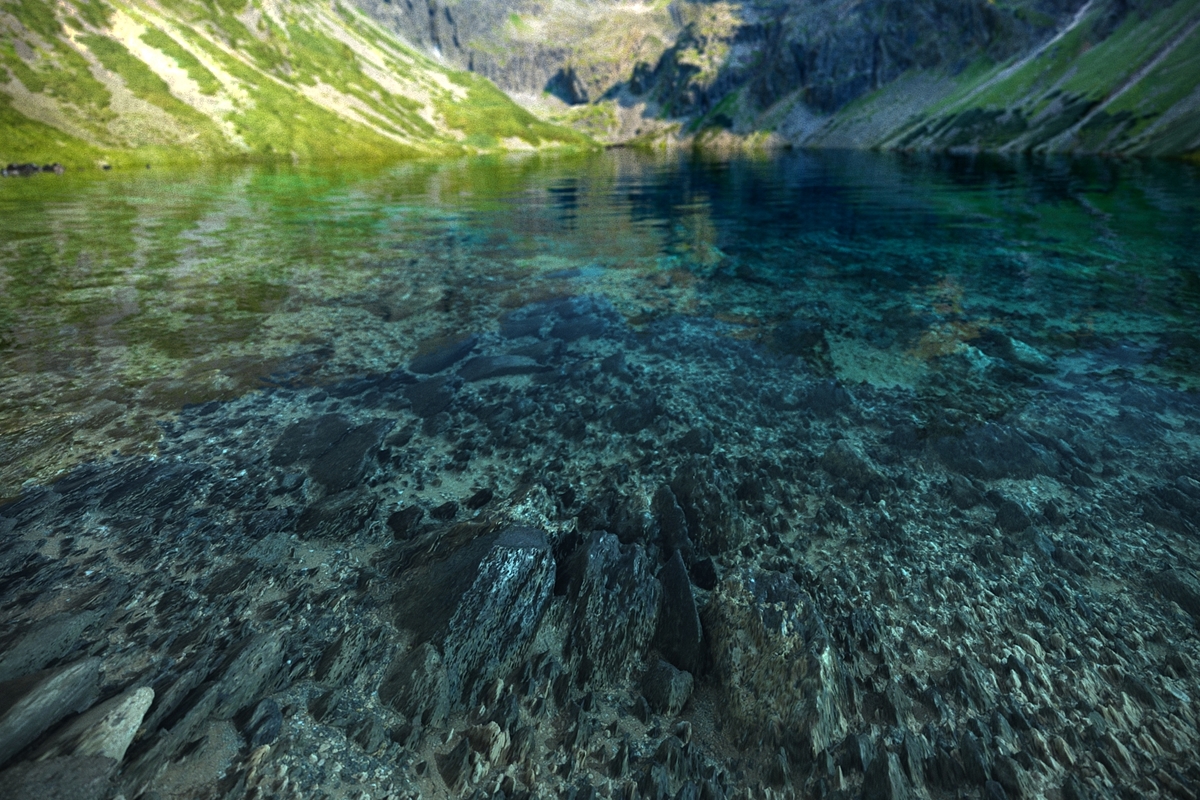 3D mountain lake photorealistic - TurboSquid 1172851