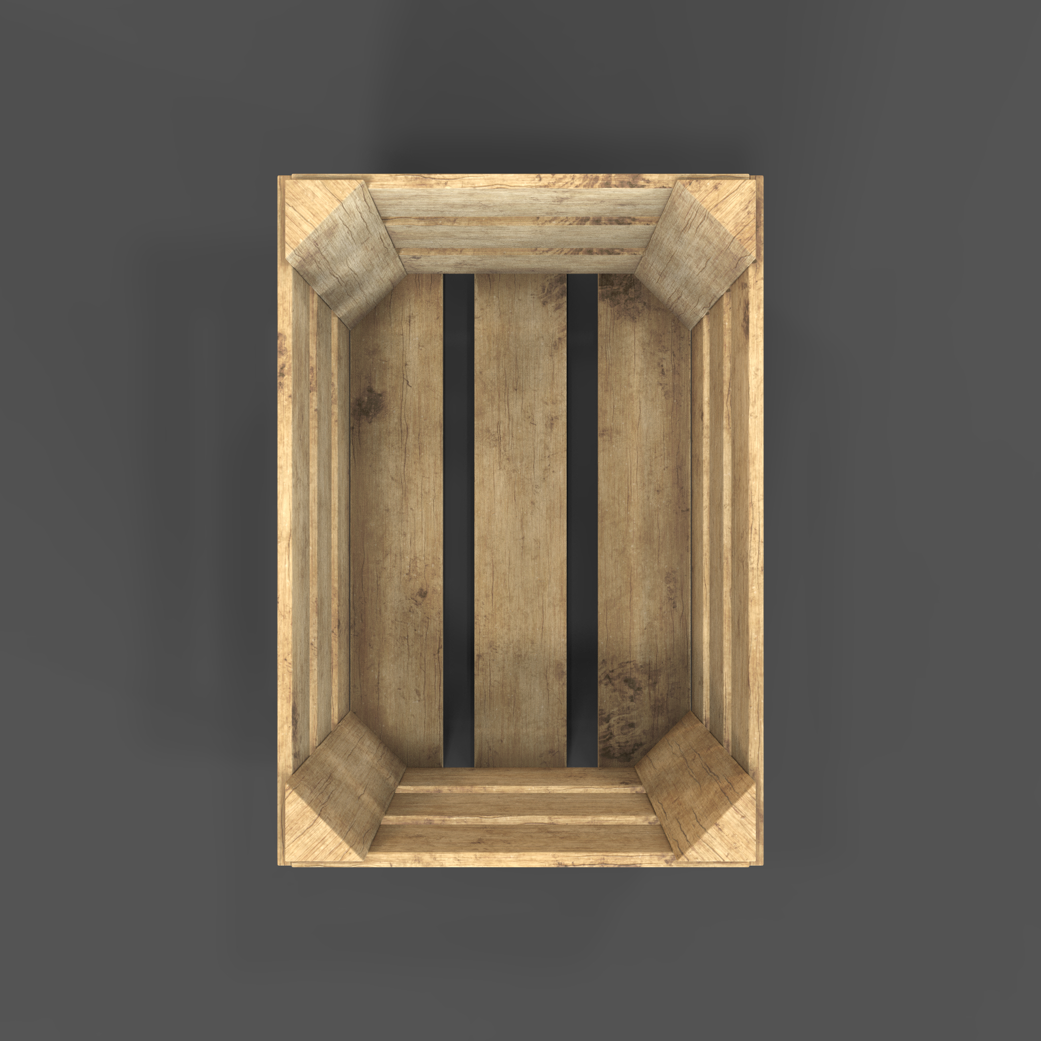 Realistic wooden fruit crate 3D model - TurboSquid 1172853