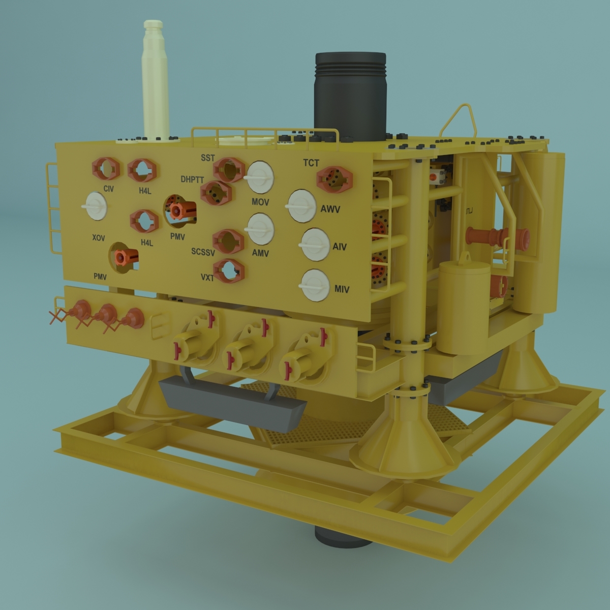 3D model tree offshore oil - TurboSquid 1173500