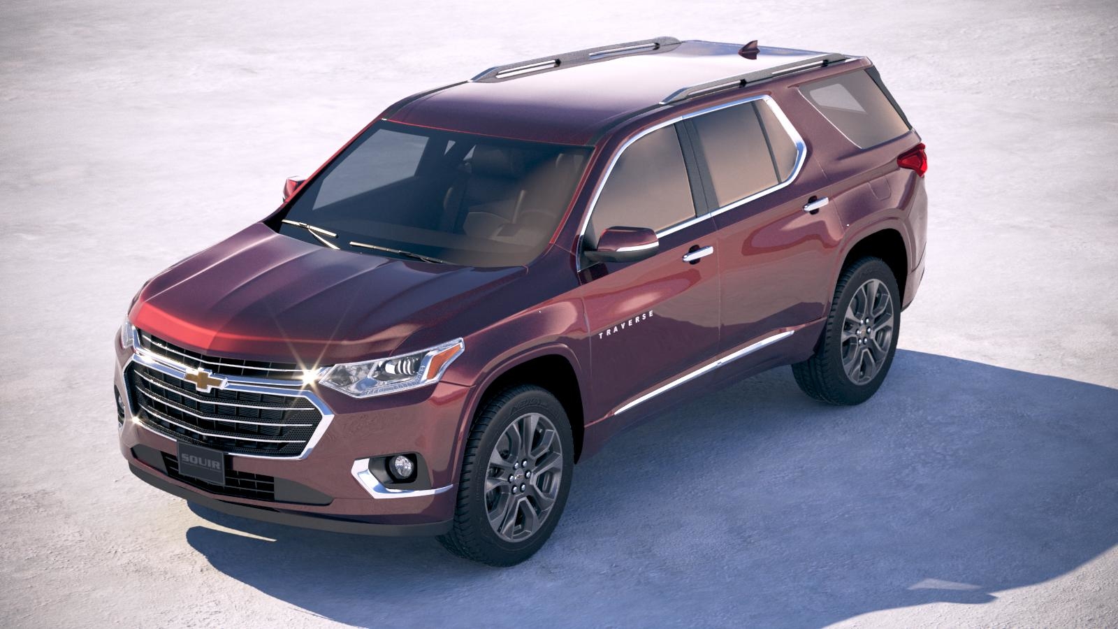 Chevrolet traverse 2018 model - TurboSquid 1173679