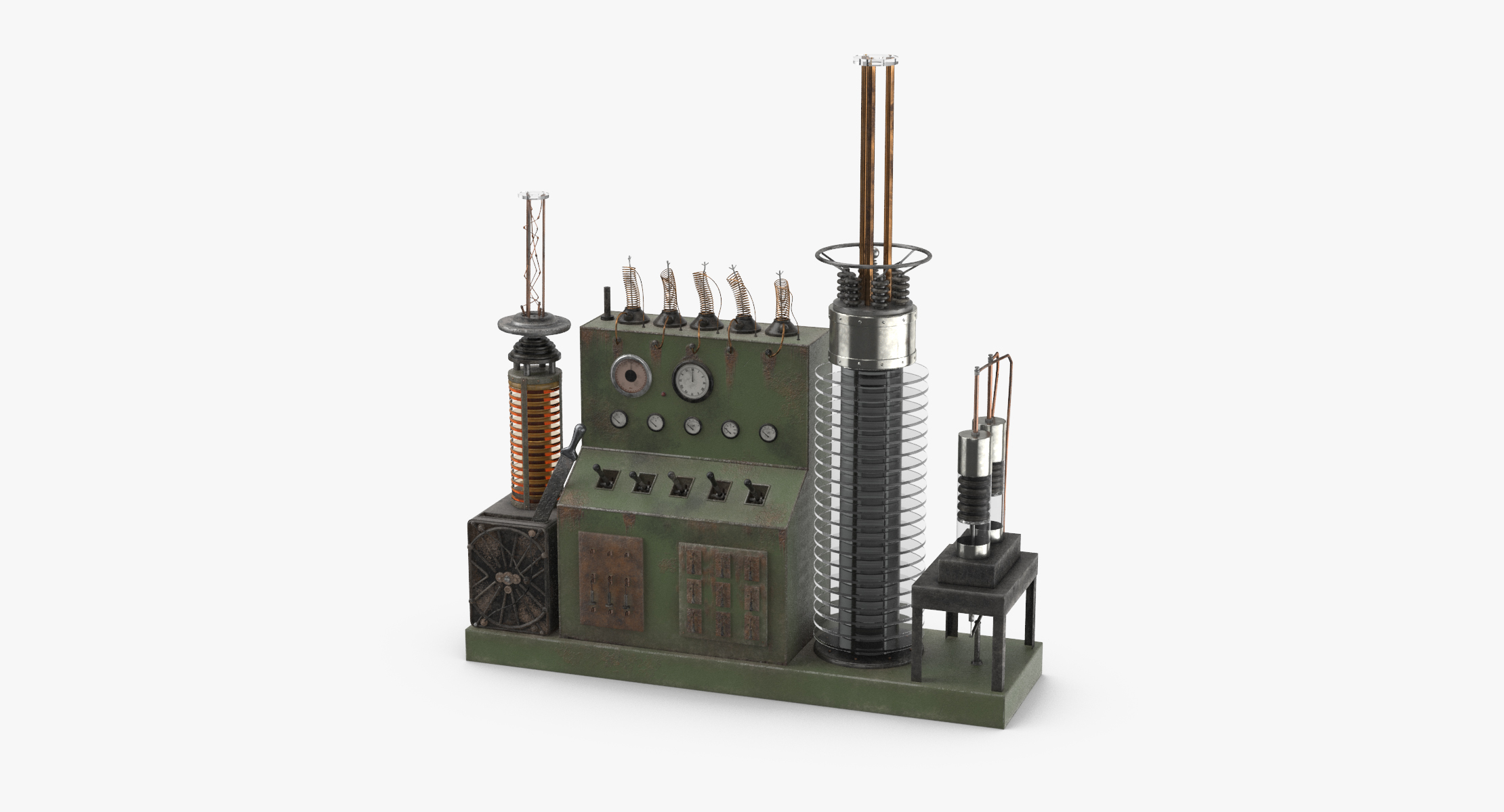 3D mad static electrical machine model - TurboSquid 1173798