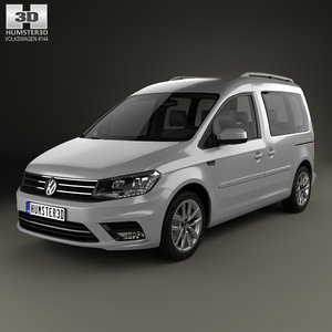 Volkswagen Caddy 3D Models for Download | TurboSquid