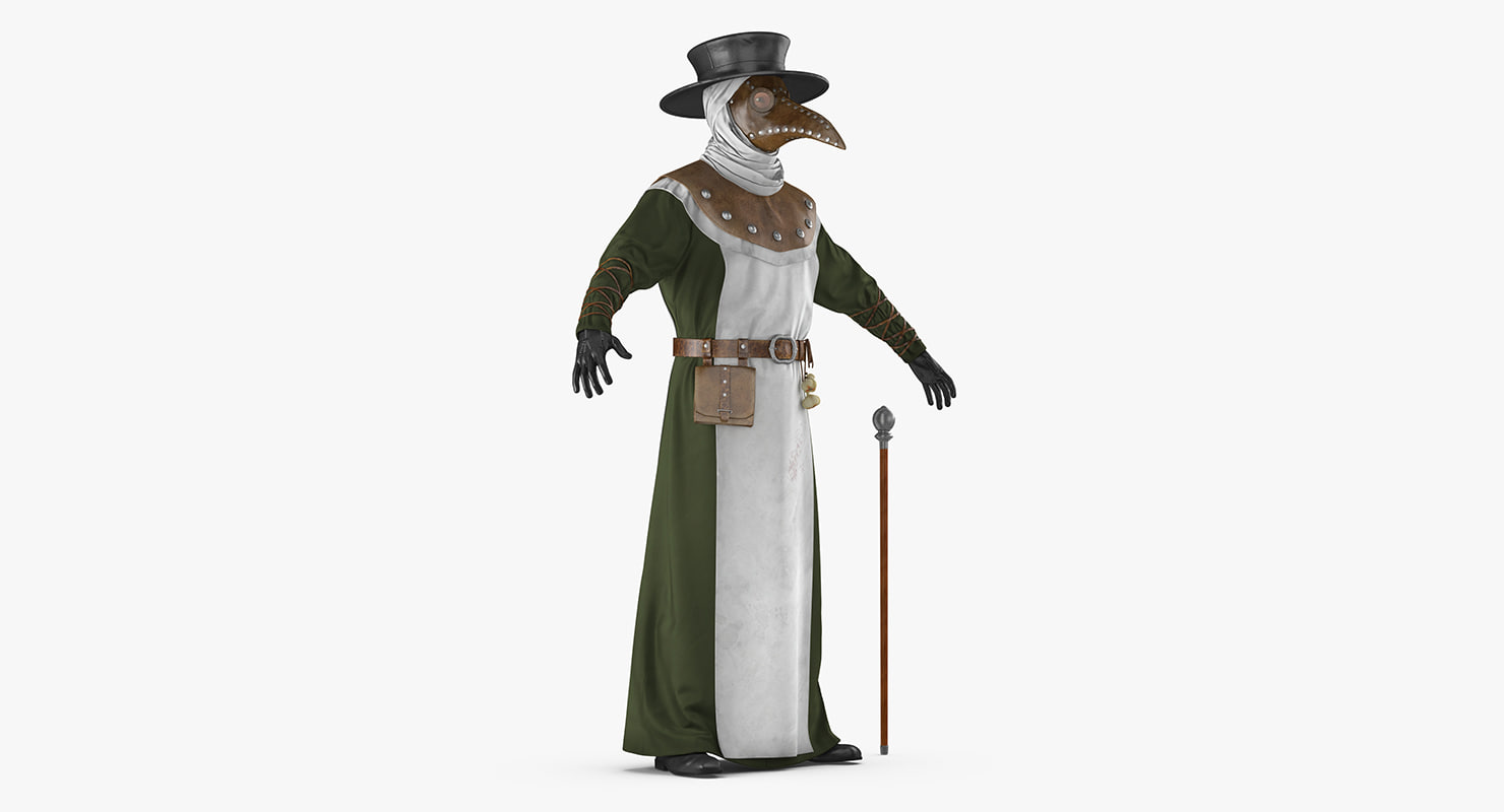 3D plague doctor model - TurboSquid 1173965