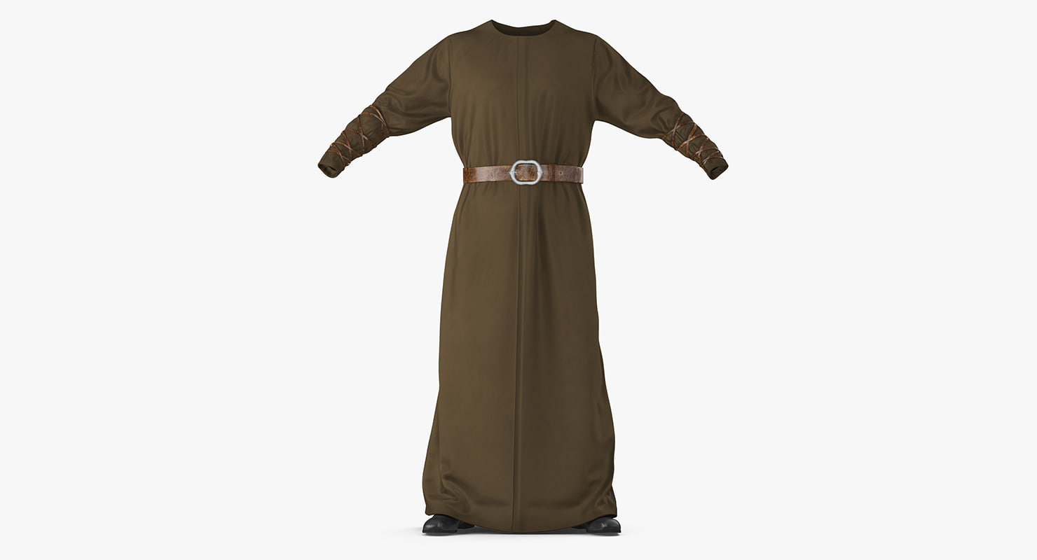 3D model medieval clothing men tunic - TurboSquid 1173973