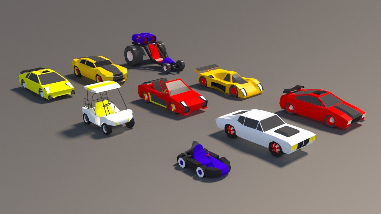 Car pack 01 3D model - TurboSquid 1174048