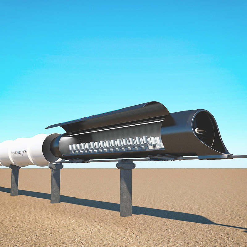 Hyperloop 3D model - TurboSquid 1174056
