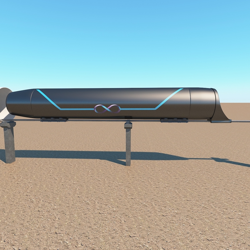 Hyperloop 3D model - TurboSquid 1174056