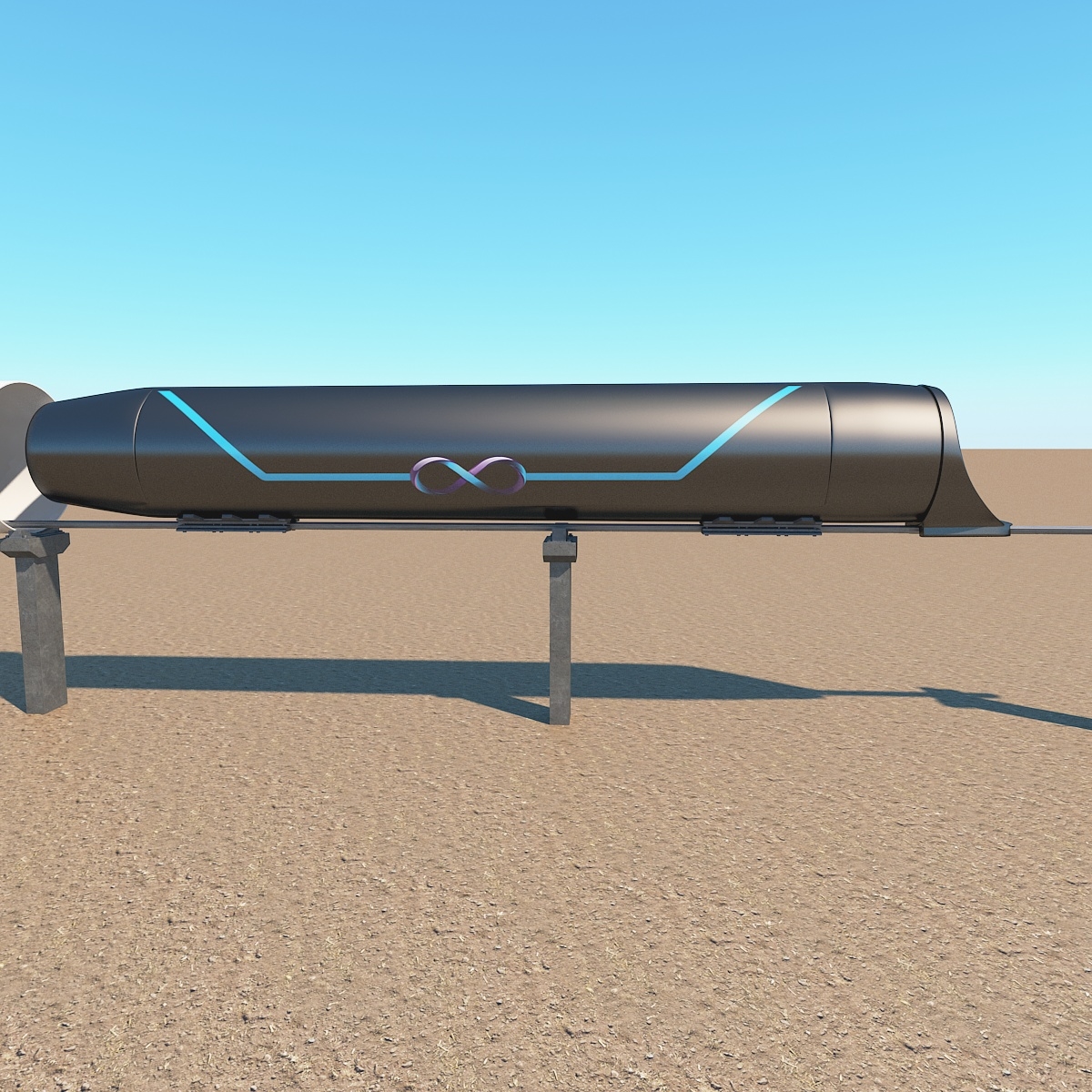 modelo 3d Hyperloop One - TurboSquid 1174056