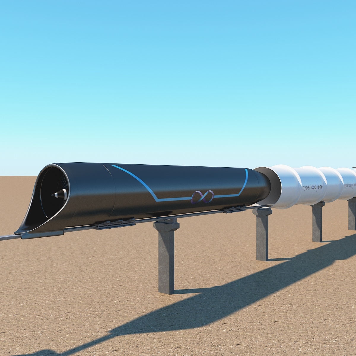 modelo 3d Hyperloop One - TurboSquid 1174056