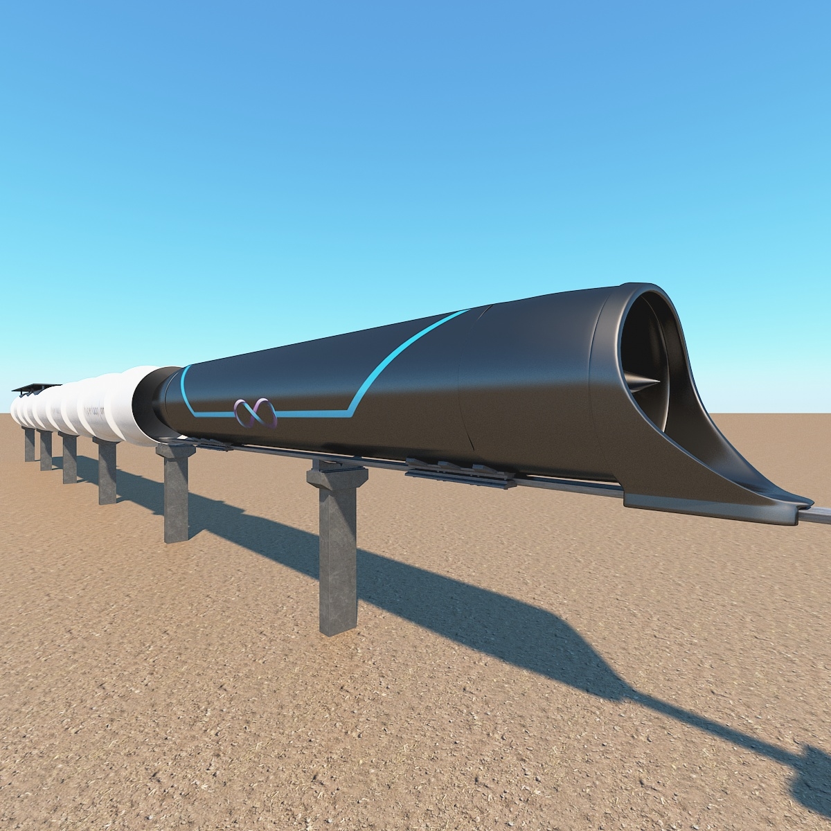modelo 3d Hyperloop One - TurboSquid 1174056
