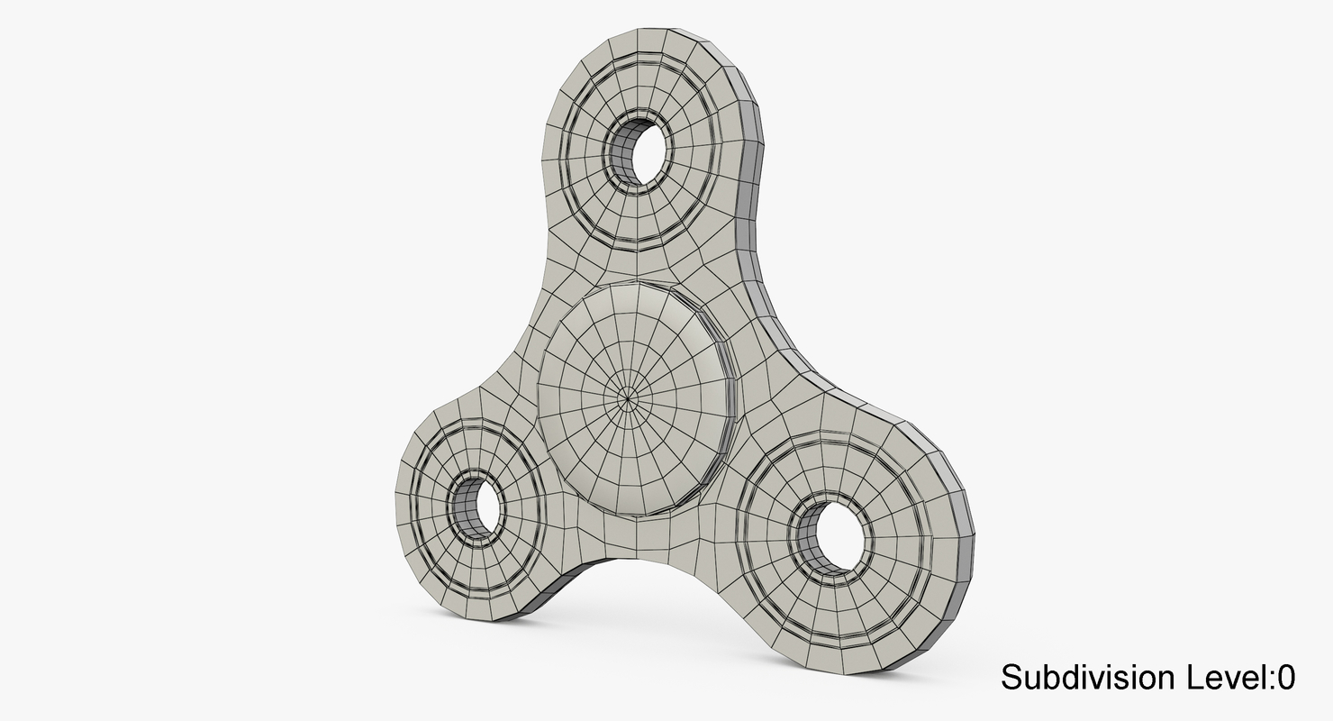 3D hand spinner - TurboSquid 1174077
