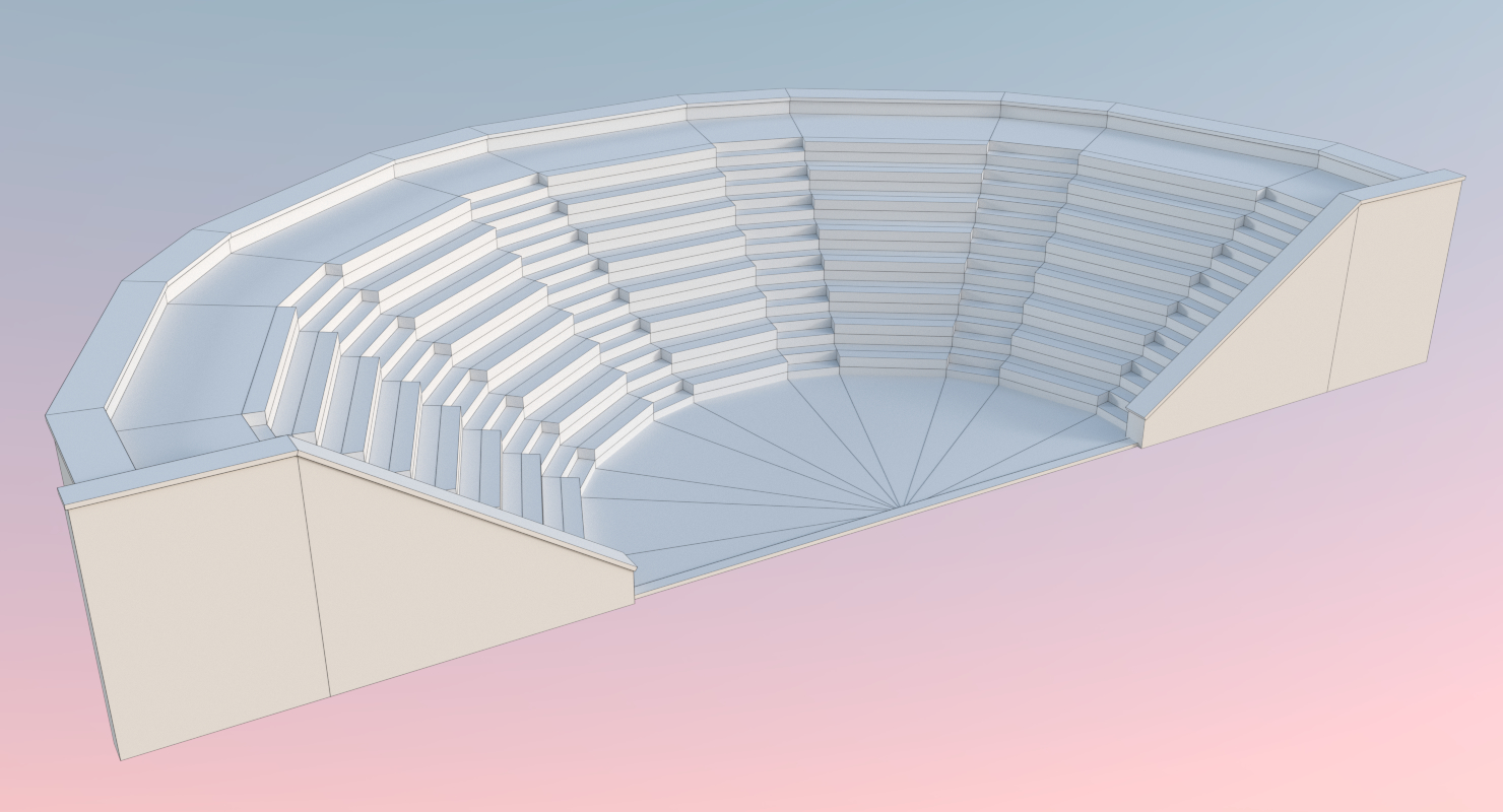 Ancient amphitheatre 1 3D model - TurboSquid 1174122