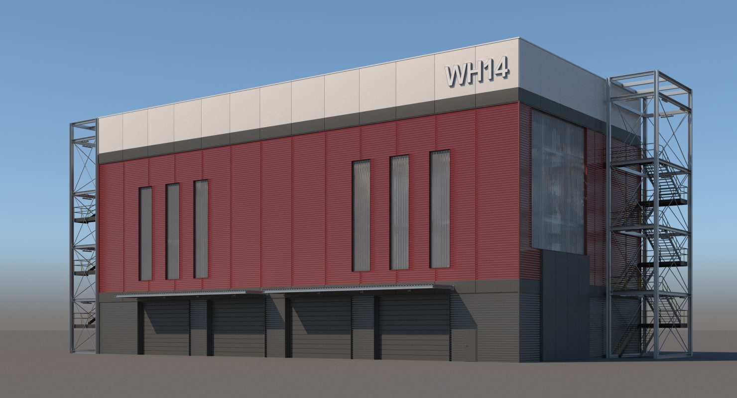 Warehouse model - TurboSquid 1174215