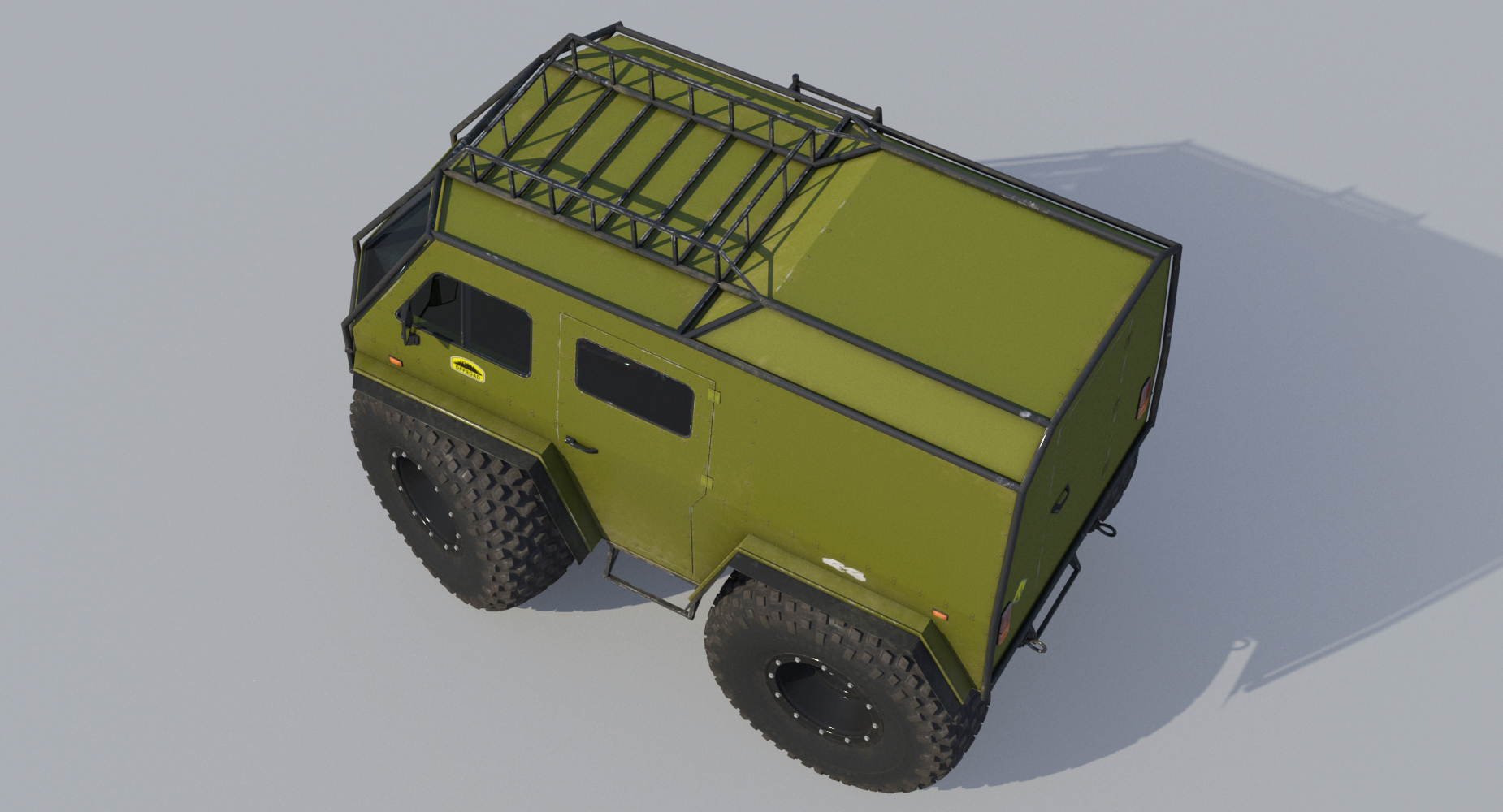 Swamp buggy 3D - TurboSquid 1174592