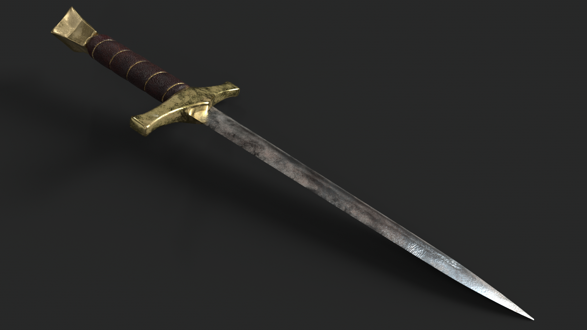 3D conquistador dagger - TurboSquid 1174605