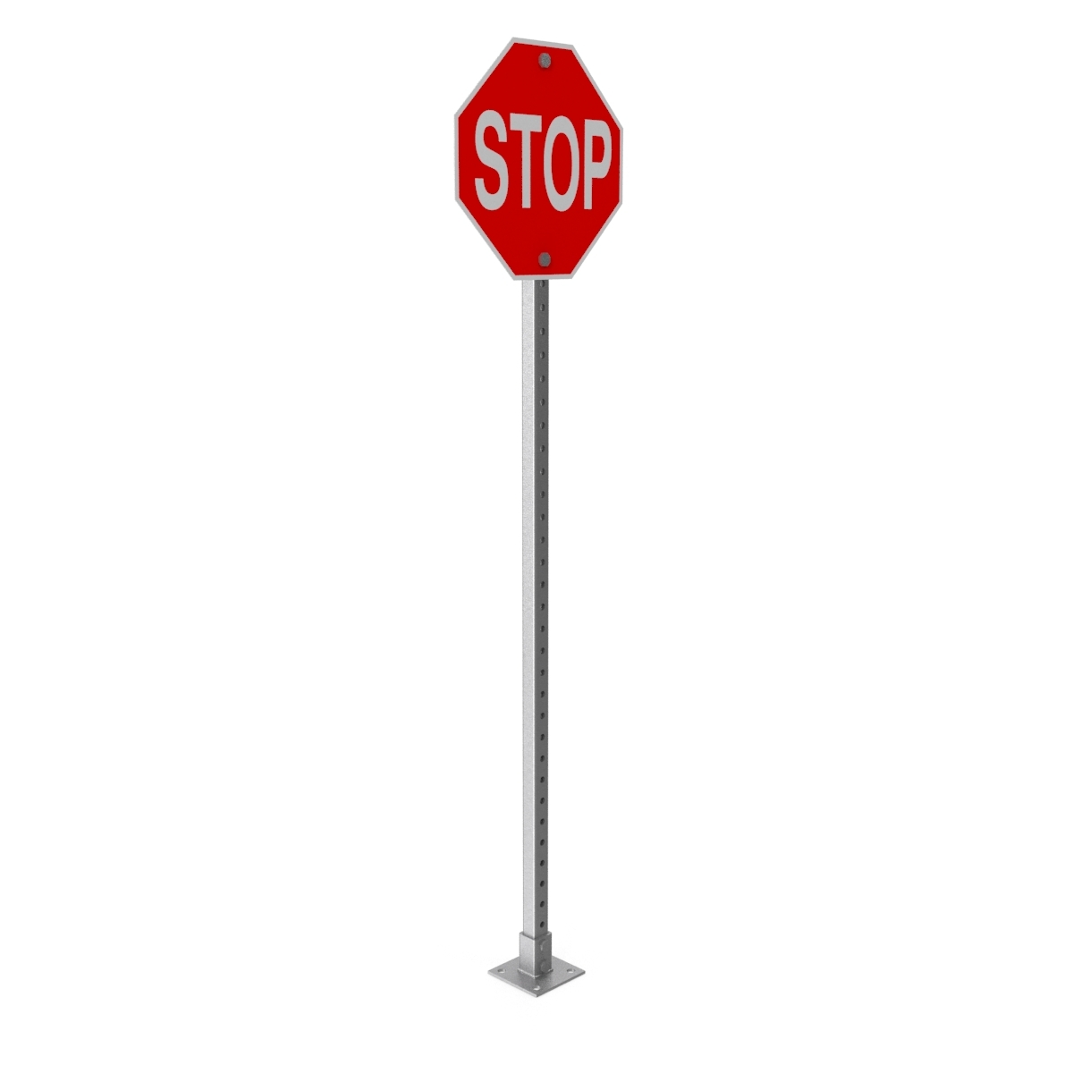 3D stop sign - TurboSquid 1174660