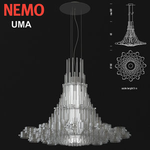 nemo nuvola lamp 3d model