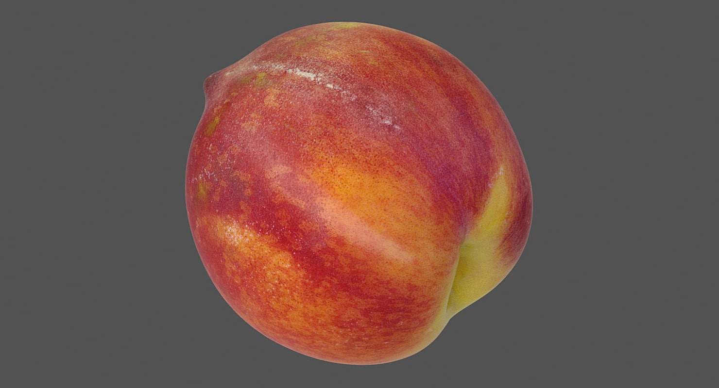 Realistic peach 3D model - TurboSquid 1174849