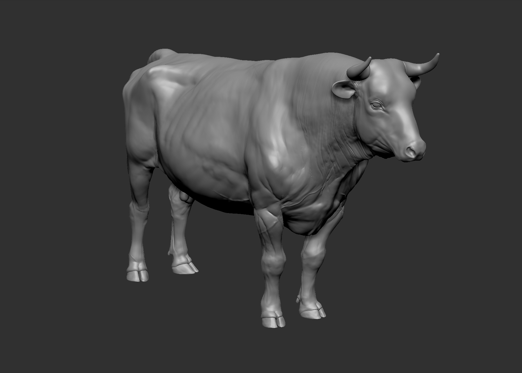 3D bull - TurboSquid 1174880