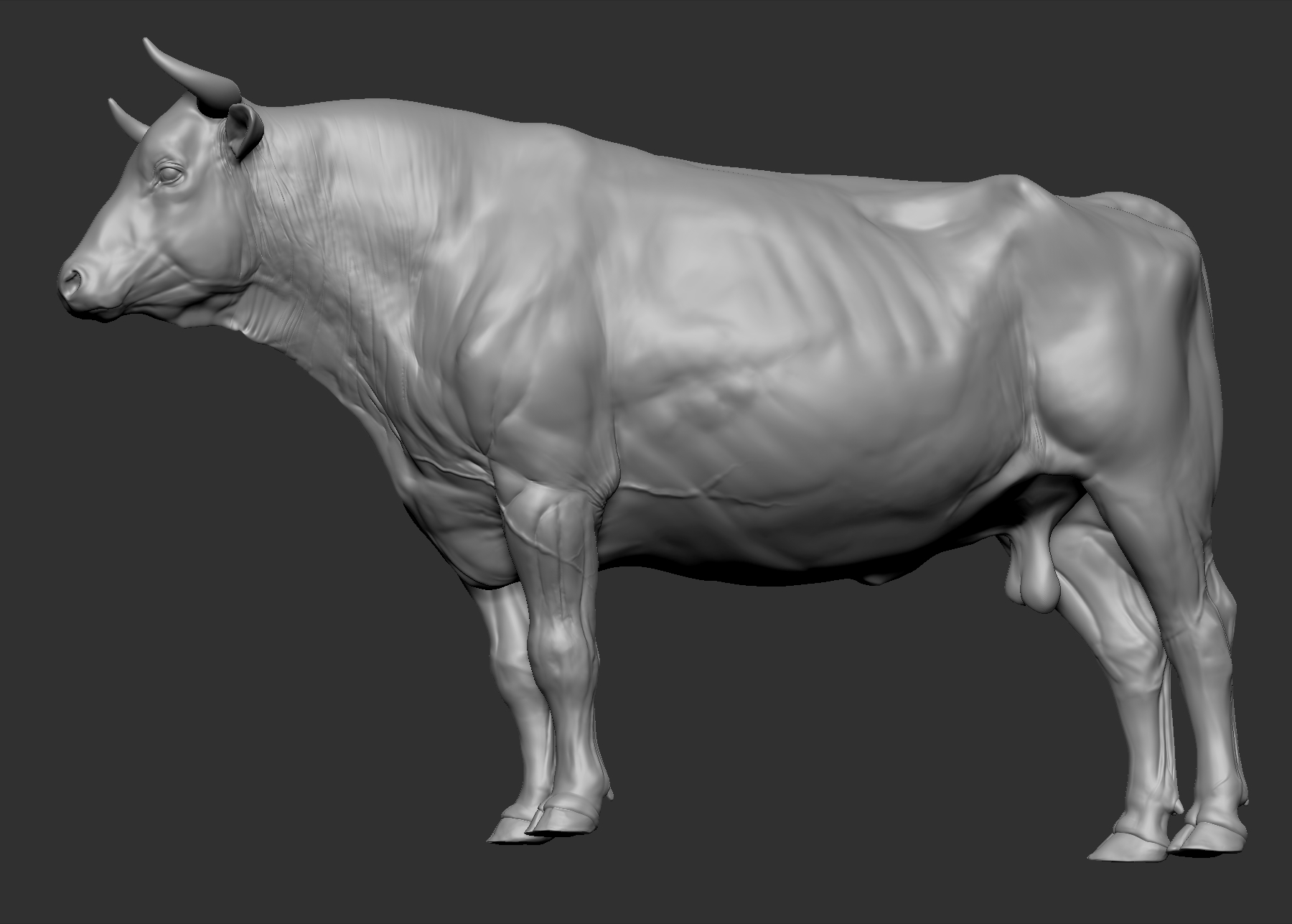 3D bull - TurboSquid 1174880