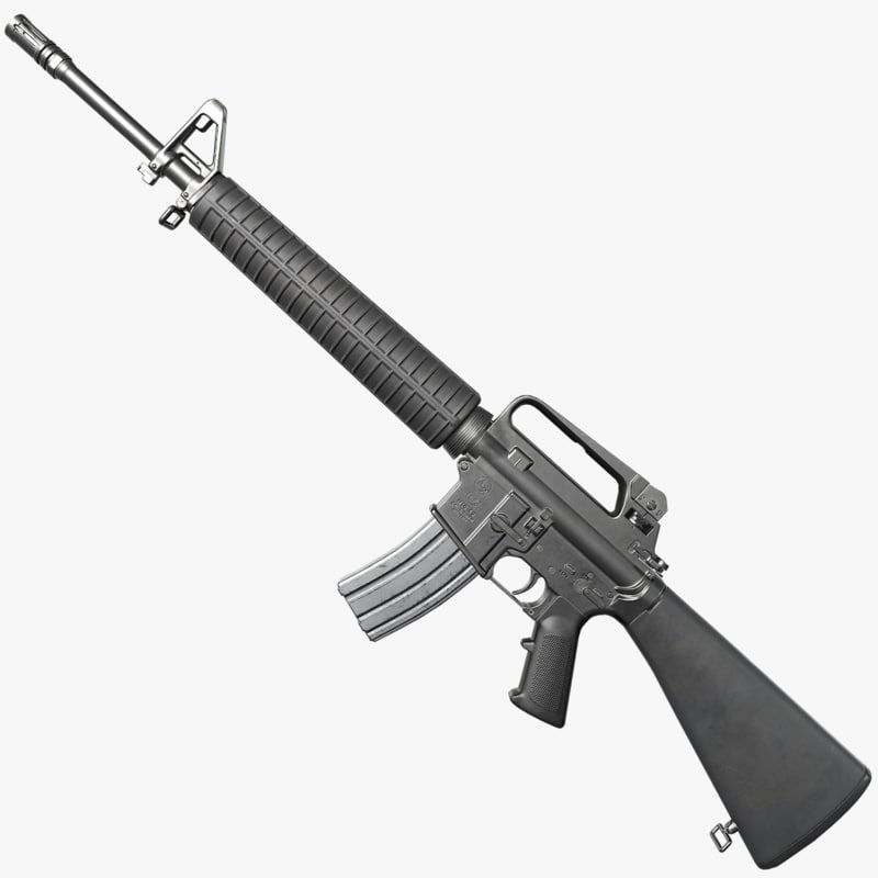 3D m16a2 asset weapon model - TurboSquid 1175054