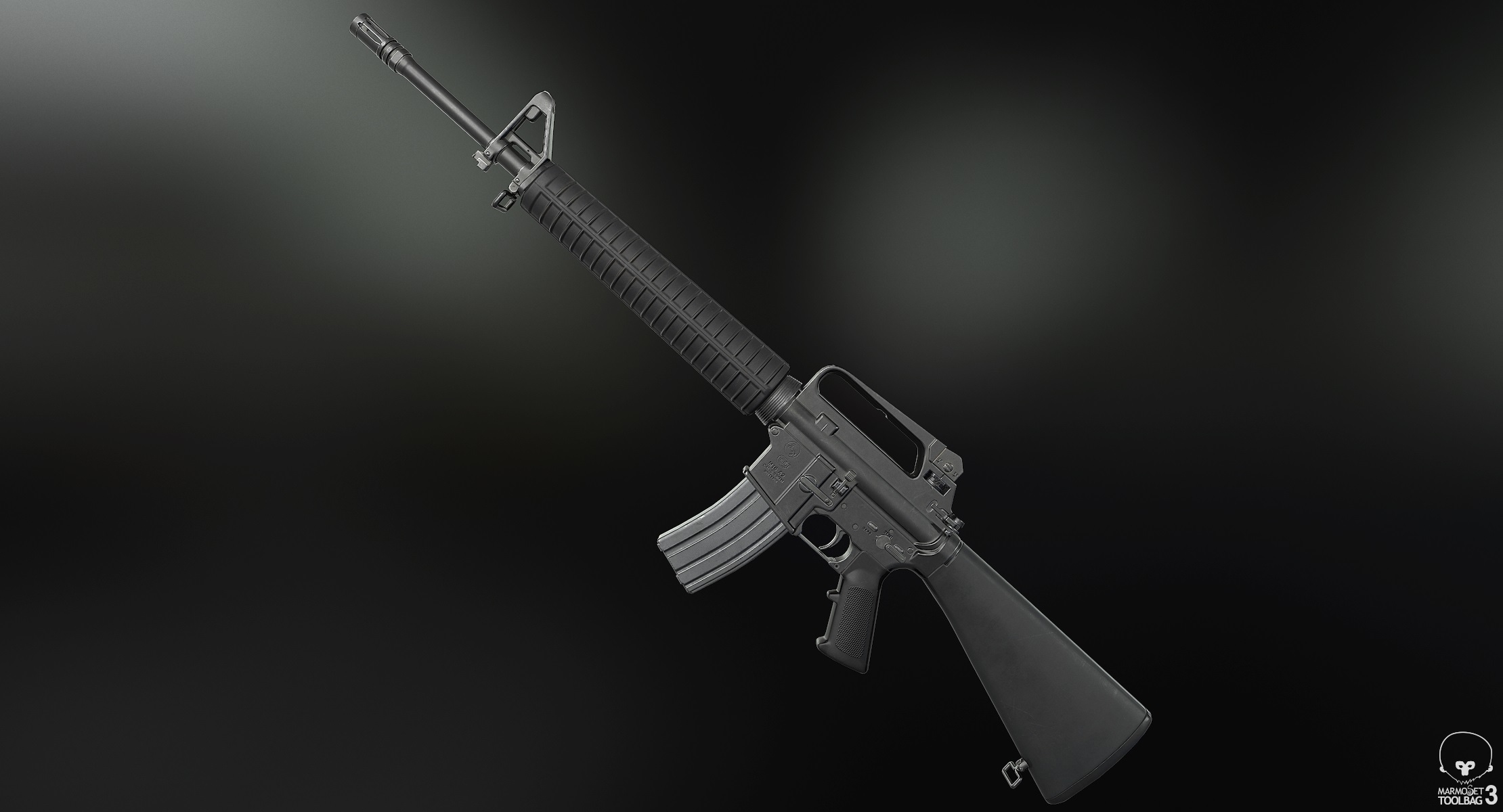 3D m16a2 asset weapon model - TurboSquid 1175054