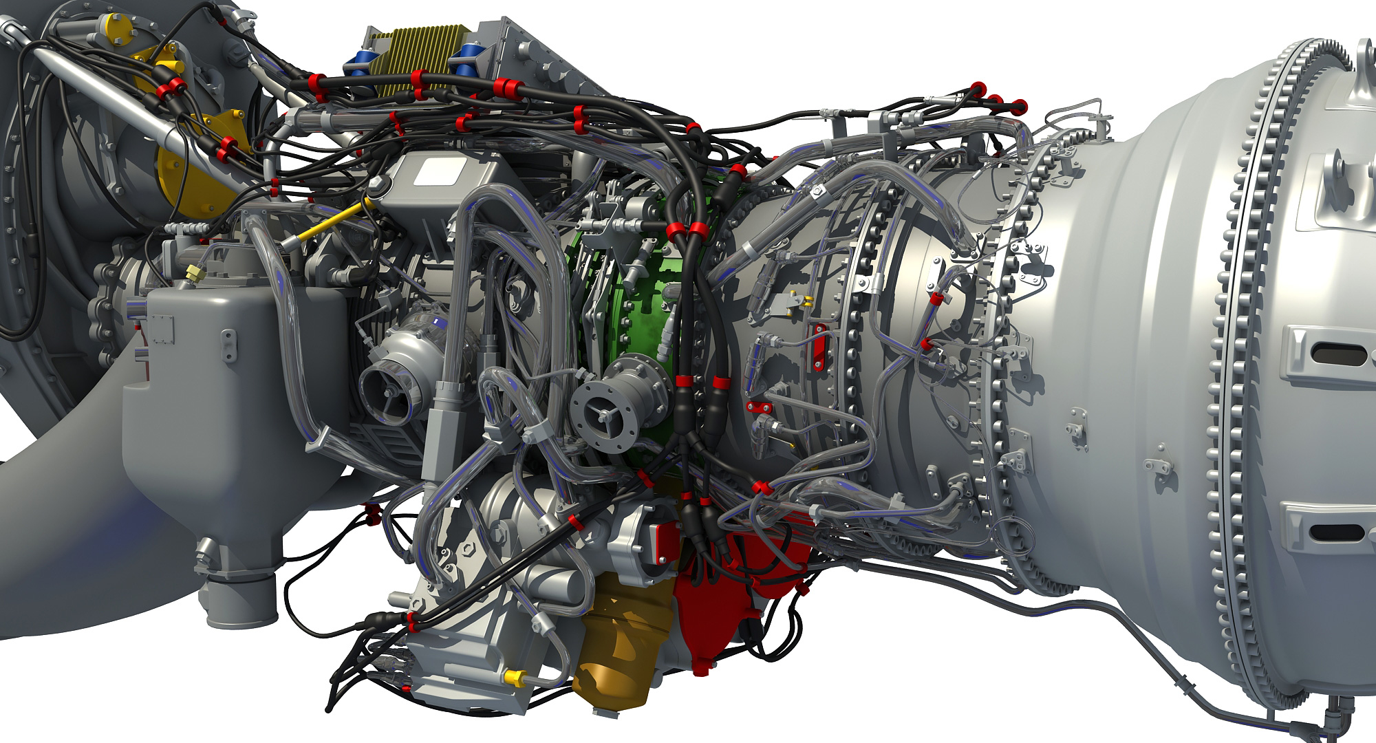 3D turboprop engine model - TurboSquid 1175089