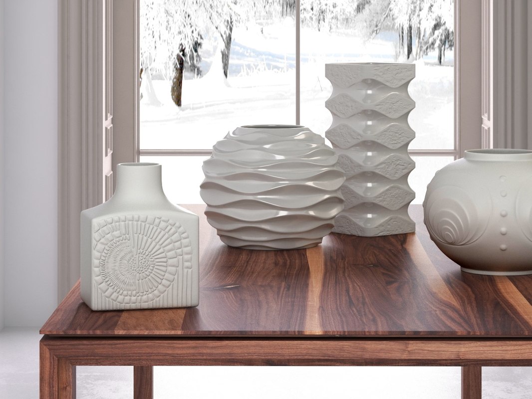 modelo 3d Set de cerámica blanca 01 - TurboSquid 1175322