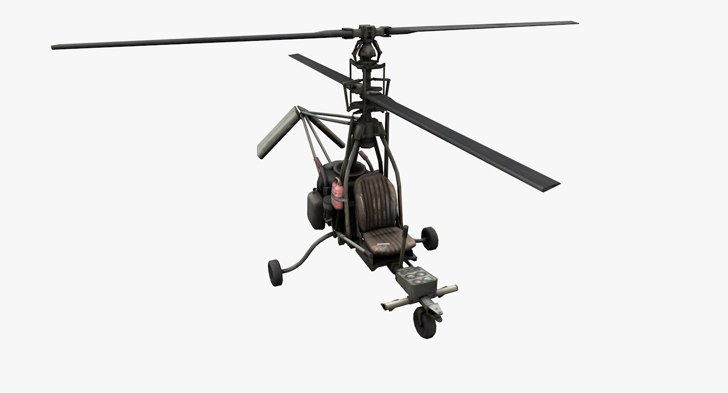 Gyrocopter 3D model - TurboSquid 1175436