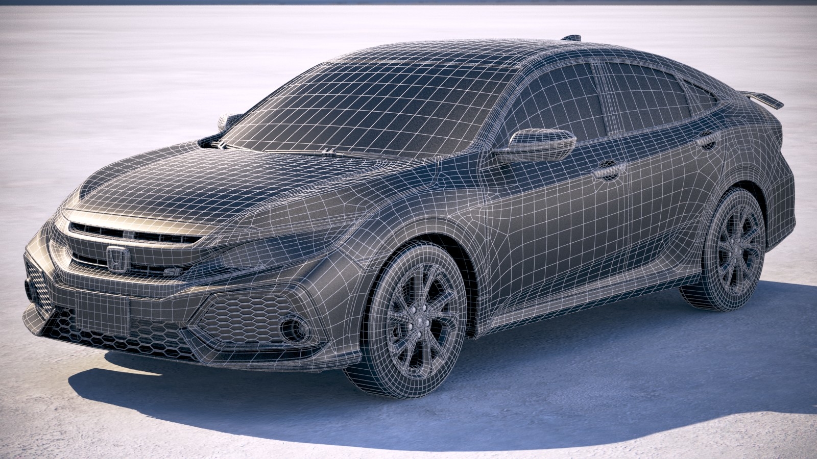 Honda civic si 3D model - TurboSquid 1175530