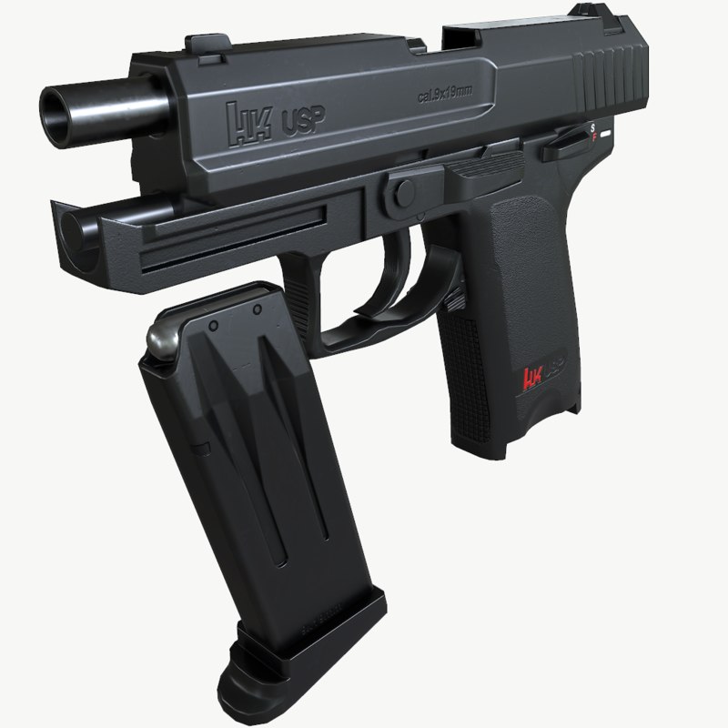 Usp compact 3D model - TurboSquid 1175660