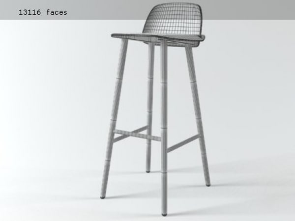 Nerd bar stool 3D model - TurboSquid 1175874