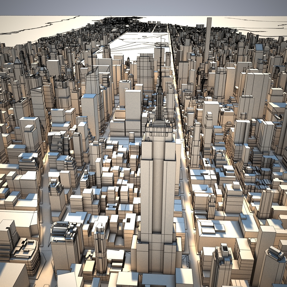 New york city 2 3D model - TurboSquid 1176028