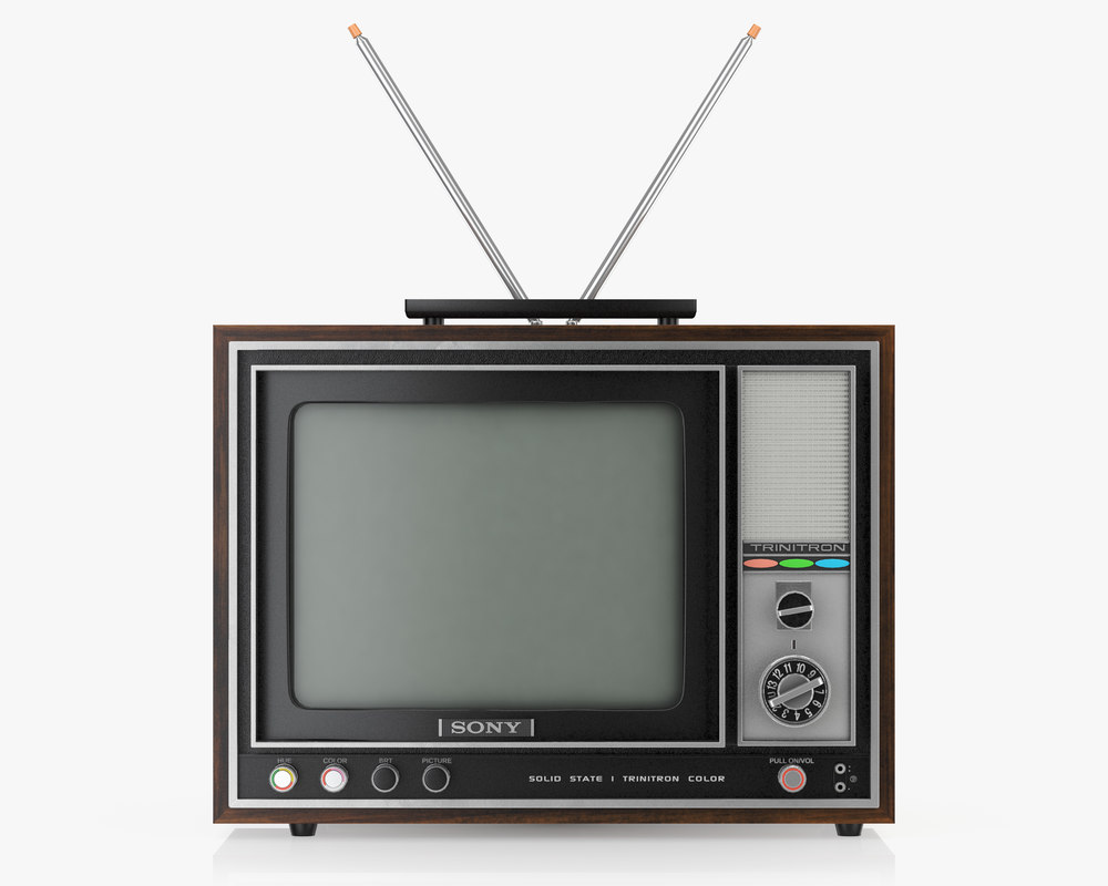 Old tv sony trinitron 3D model - TurboSquid 1176048