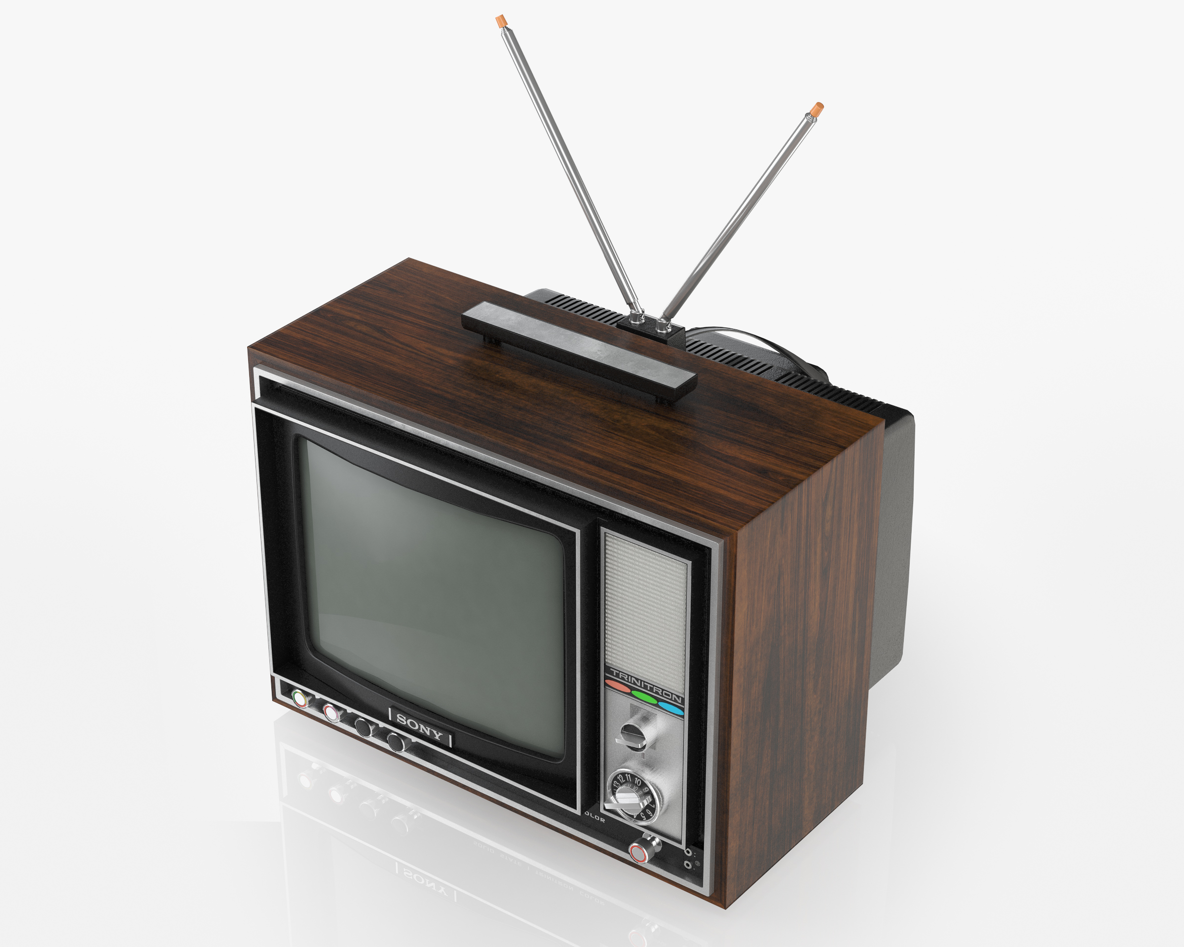 Old tv sony trinitron 3D model - TurboSquid 1176048