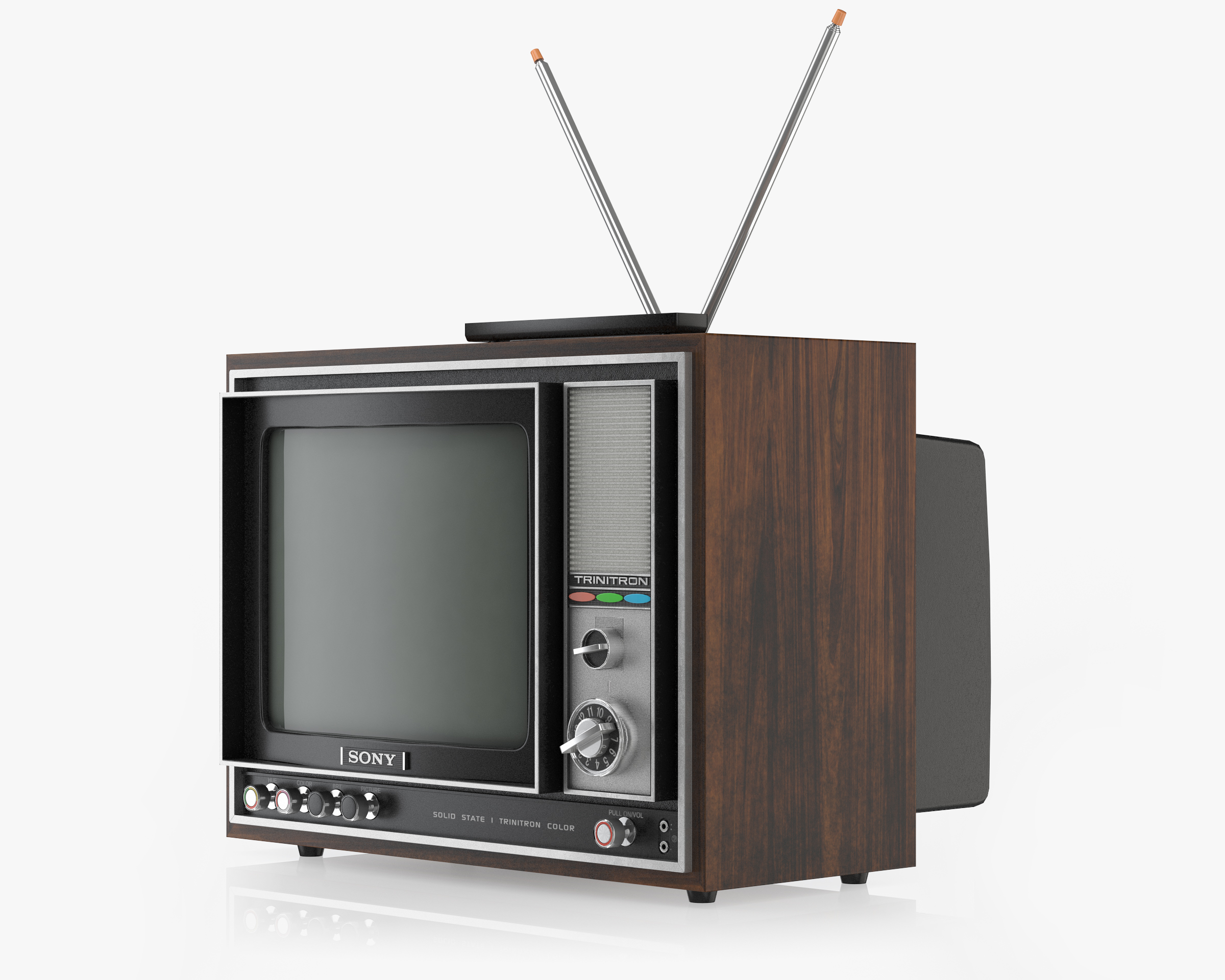 Old tv sony trinitron 3D model - TurboSquid 1176048