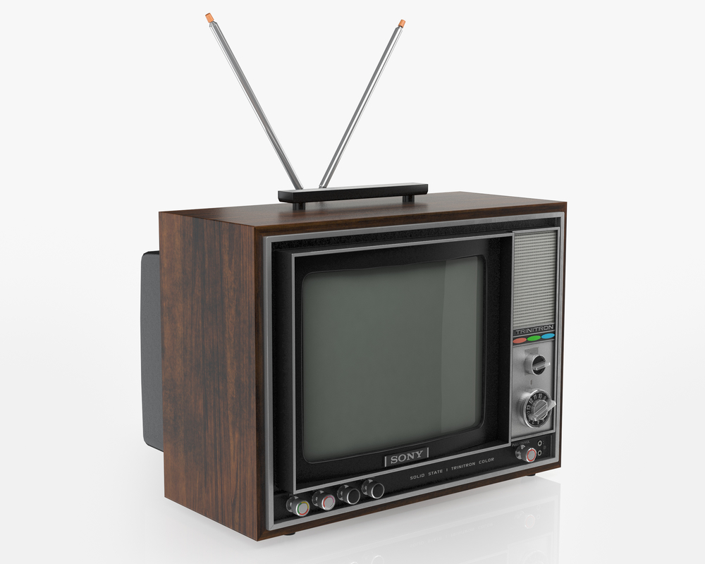 Old tv sony trinitron 3D model - TurboSquid 1176048