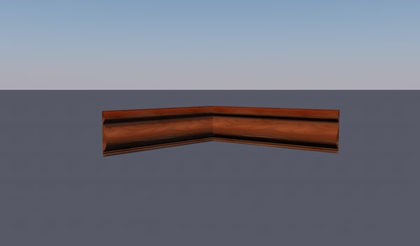 Wood trim 3D model - TurboSquid 1176078