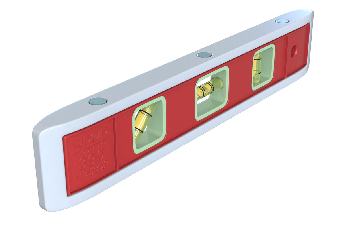 3D ridgid magnetic torpedo level model - TurboSquid 1176100