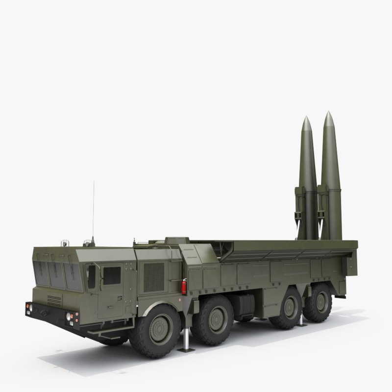 Iskander ss-26 stone 3D model - TurboSquid 1176655